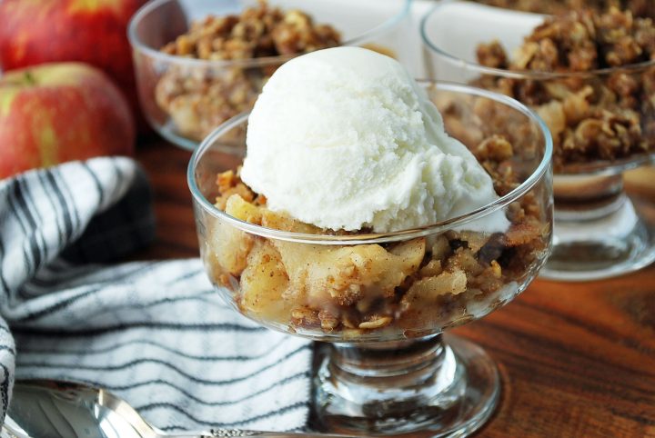 Amazing Healthier Apple Crisp Recipe- Amee's Savory Dish