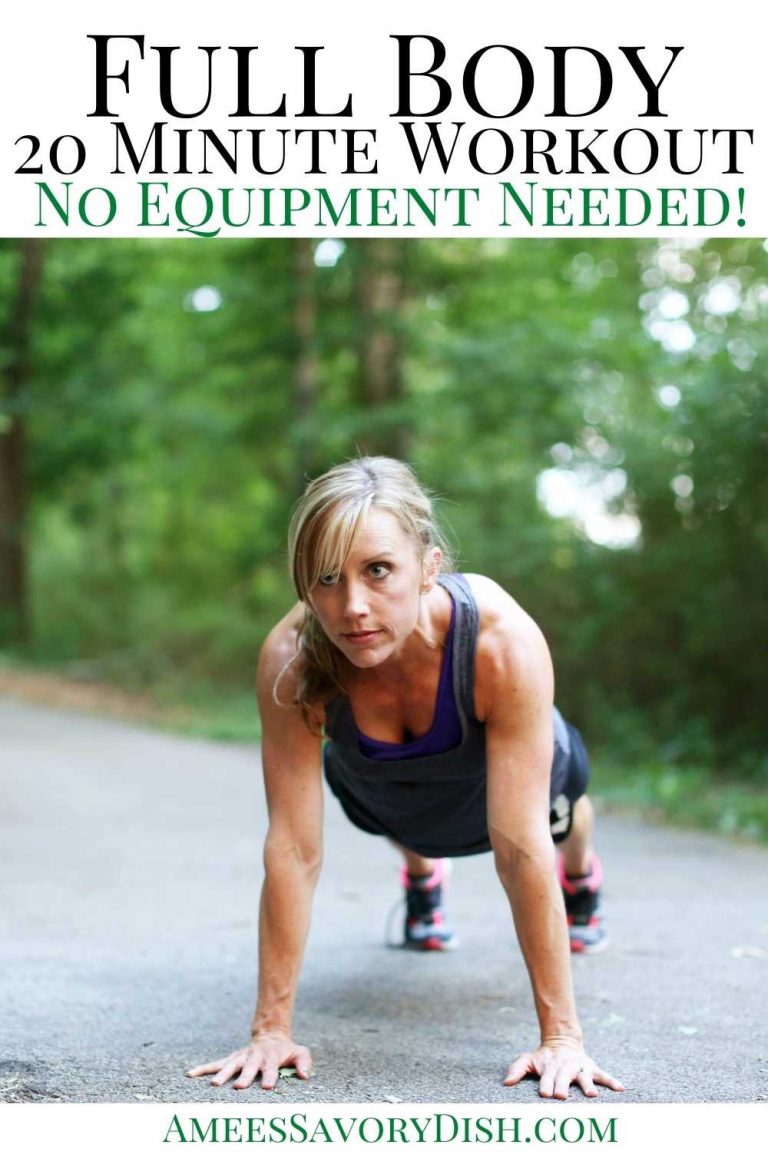 Fun 20 Minute Circuit Workout- Amee's Savory Dish