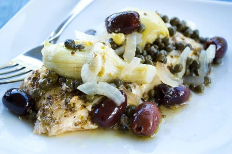 The Best Easy Mediterranean Halibut- Amee's Savory Dish