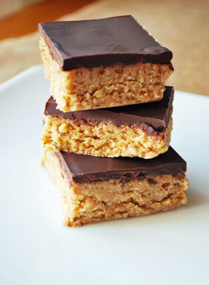 Dark Chocolate Nutty Bars {Paleo-friendly} - Amee's Savory Dish