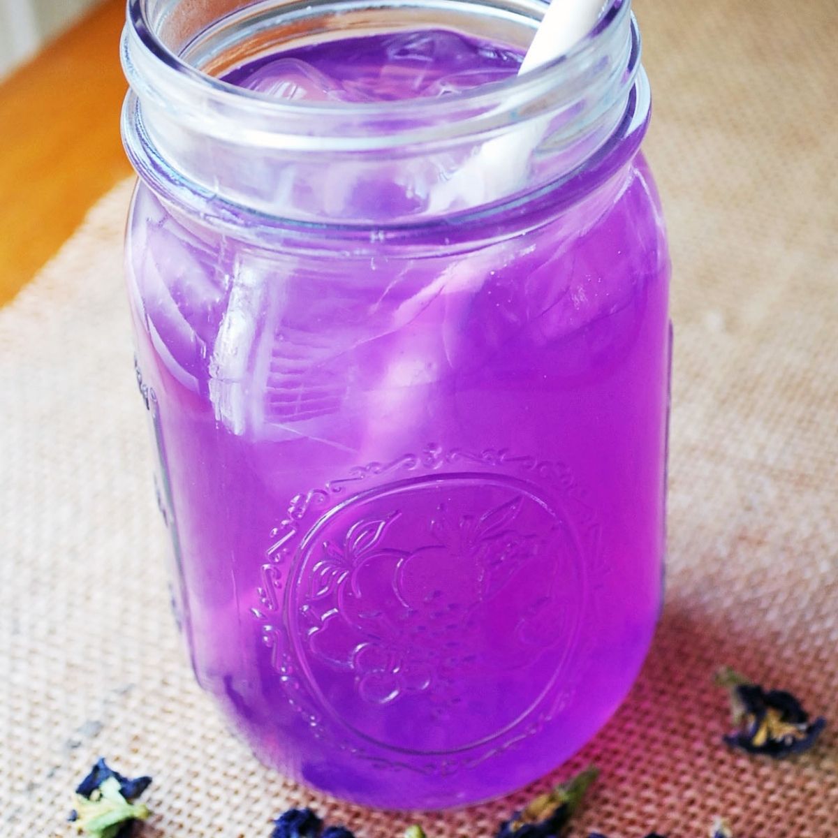 How To Make Butterfly Pea Flower Lemonade - Amee's Savory Dish