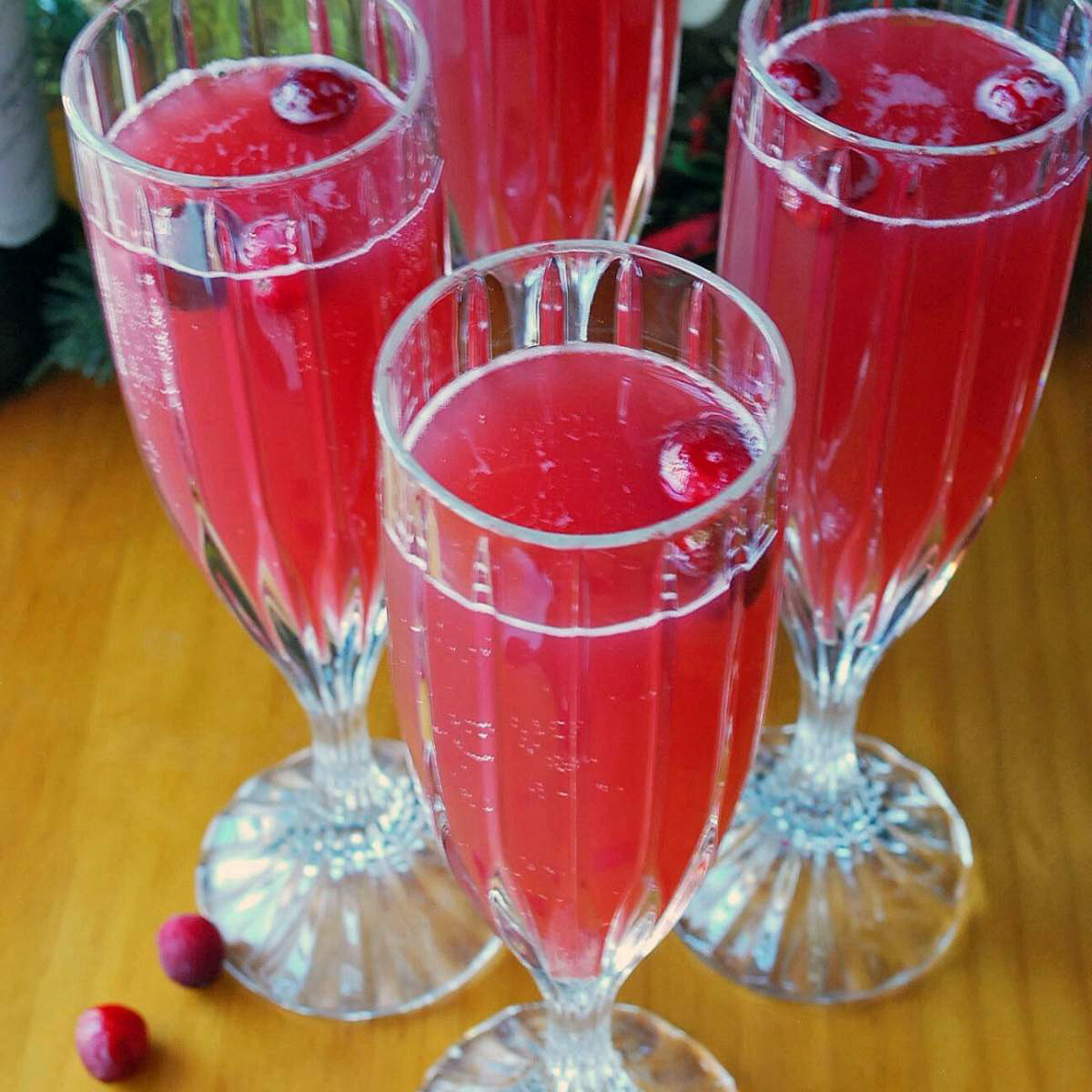 Orange Cranberry Prosecco Cocktail - Amee's Savory Dish