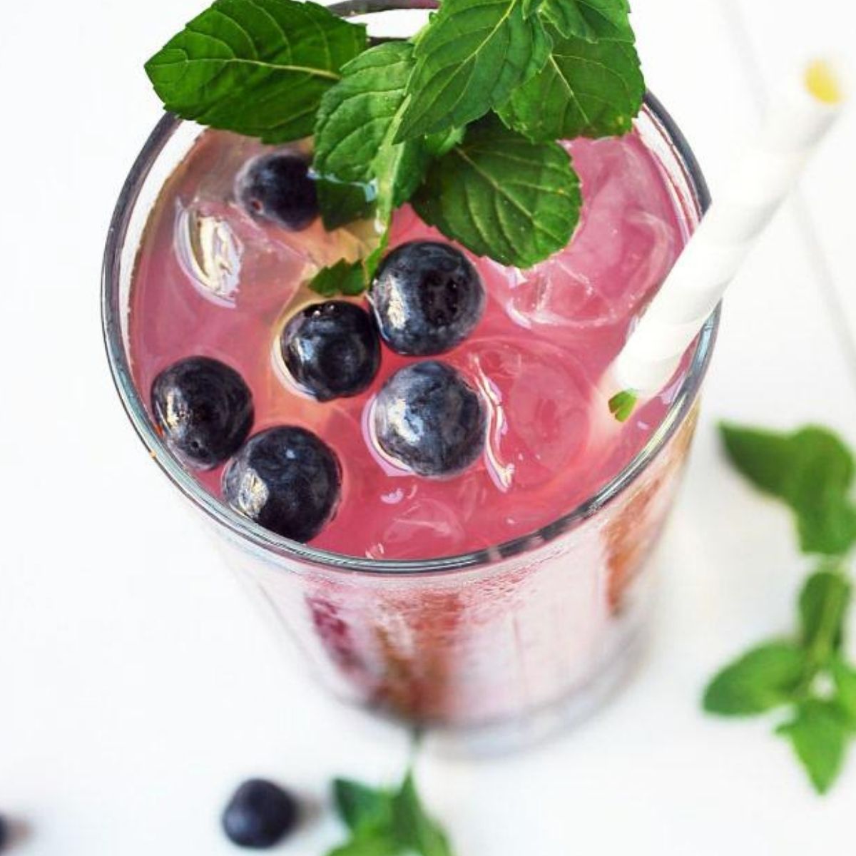 Blueberry Lavender Mojito Recipe- Amee's Savory Dish