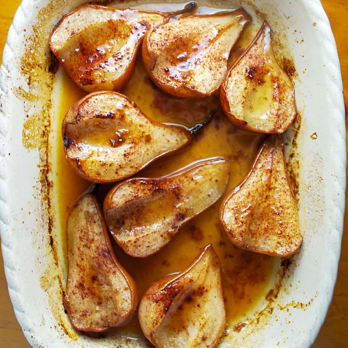 Mouthwatering Roasted Maple Pears- Amee's Savory Dish