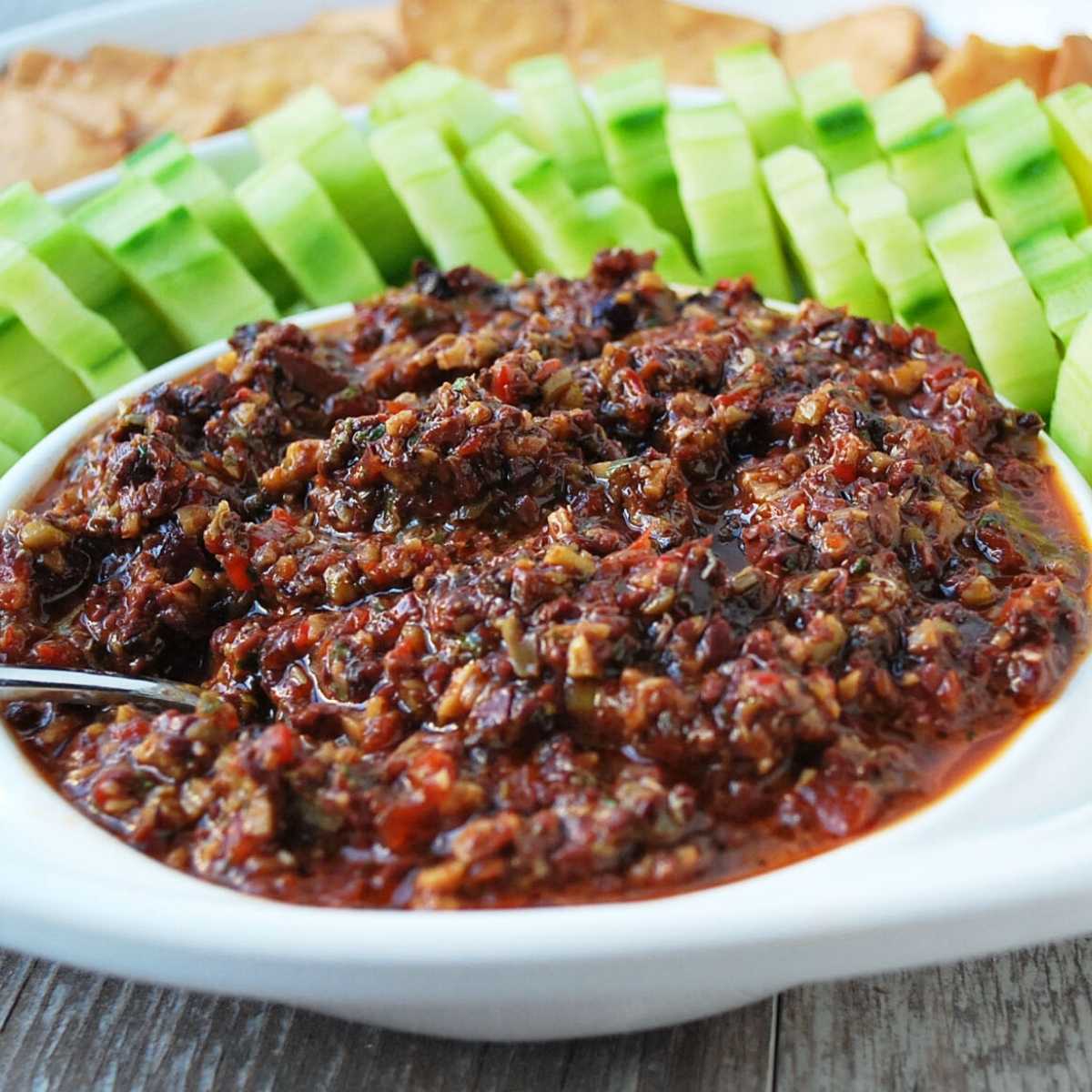 Amazing Olive Tapenade with Black Garlic- Amee's Savory Dish