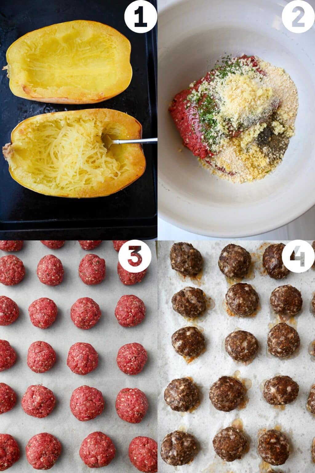 Lean & Delicious Spaghetti Squash Meatball Casserole