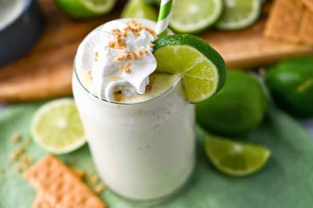 Delicious and Healthy Key Lime Pie Smoothie- Amee's Savory Dish
