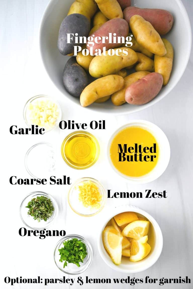 Perfect Smashed Fingerling Potatoes- Amee's Savory Dish