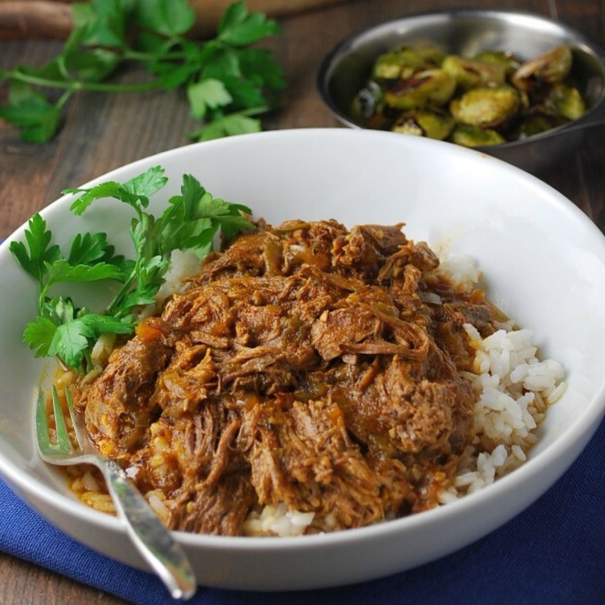 Instant Pot Cuban-Style Shredded Beef - Amee's Savory Dish