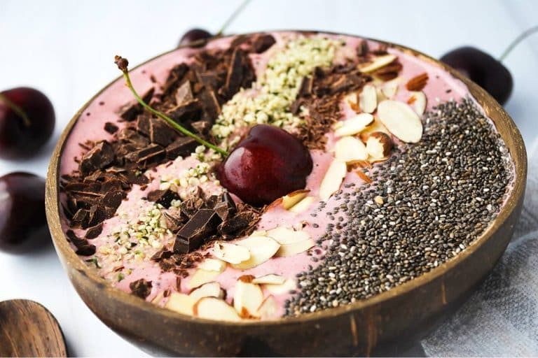 Protein-Packed Cherry Smoothie Bowl - Amee's Savory Dish