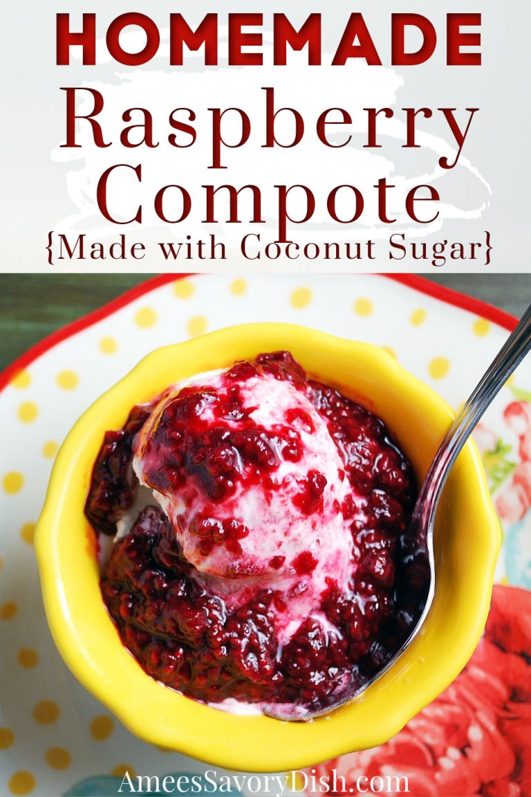 Easy Raspberry Compote - Amee's Savory Dish