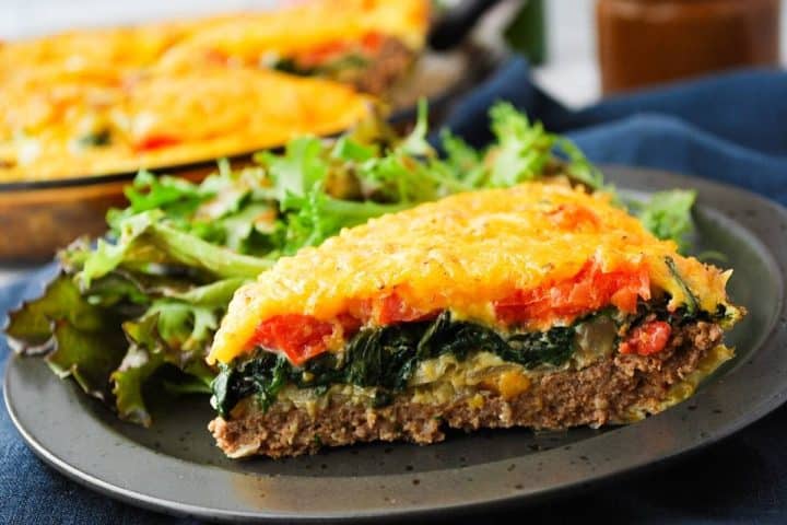 Cheeseburger High Protein Quiche - Amee's Savory Dish