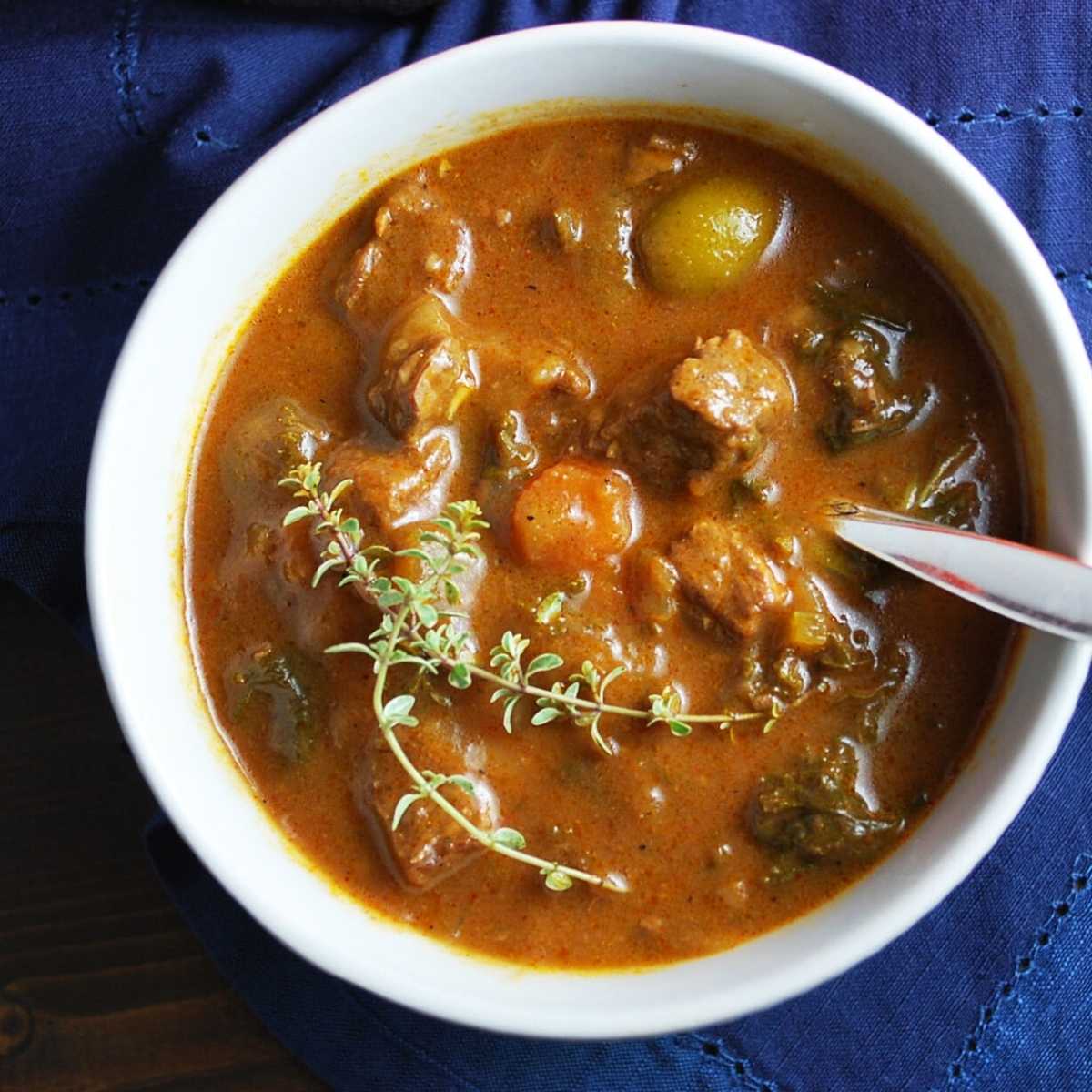 Mediterranean Vegetable Beef Stew - Amee's Savory Dish