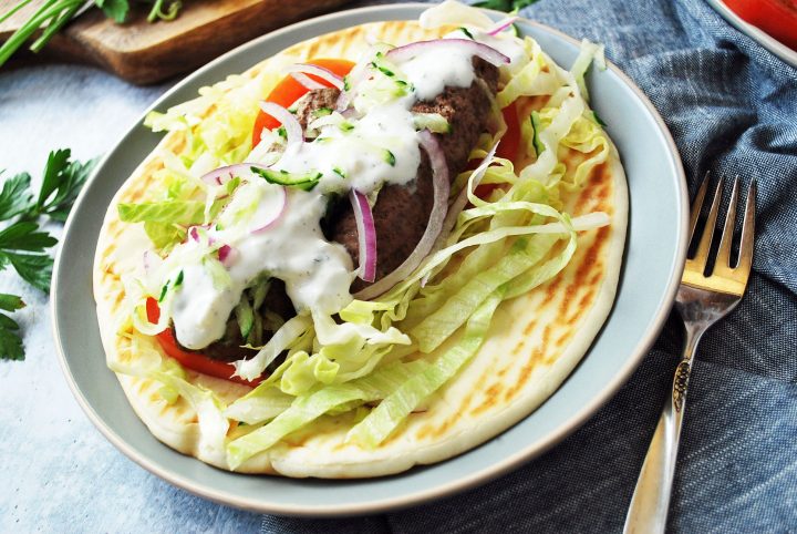 Air Fryer Kofta Wraps {aka Kofte} - Amee's Savory Dish