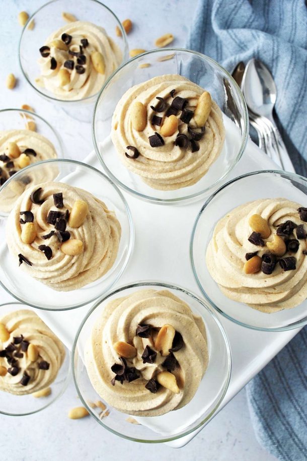Easy Light Peanut Butter Mousse - Amee's Savory Dish