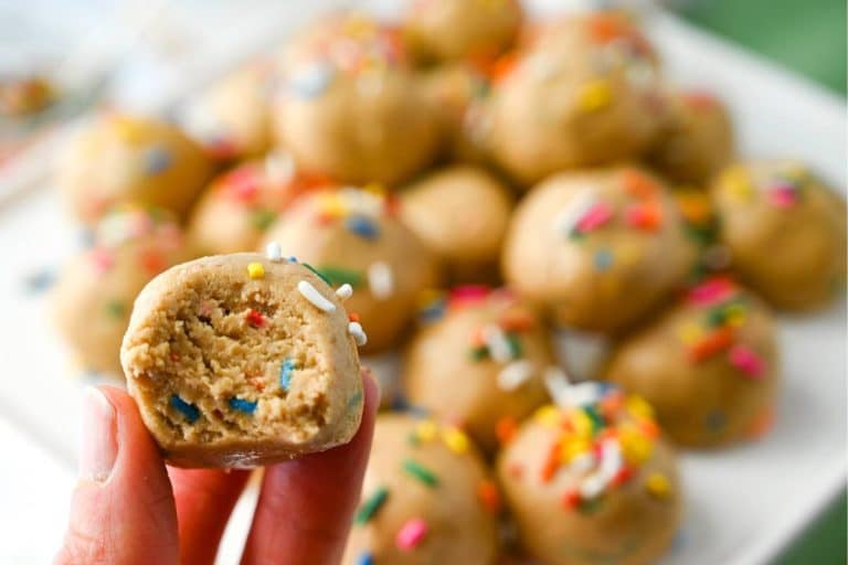 Birthday Cake Protein Bombs - Amee's Savory Dish