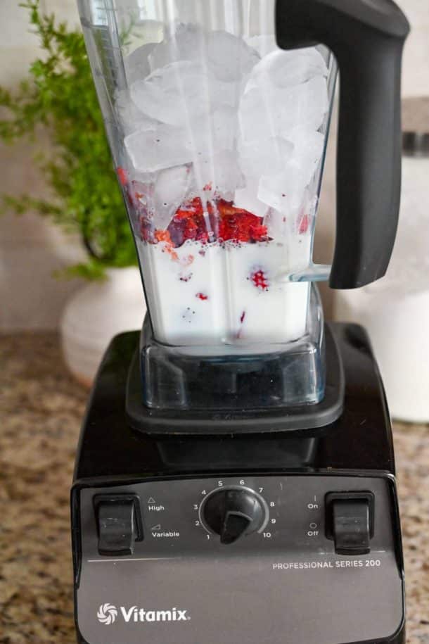 Vitamix Strawberry Ice Cream - Amee's Savory Dish