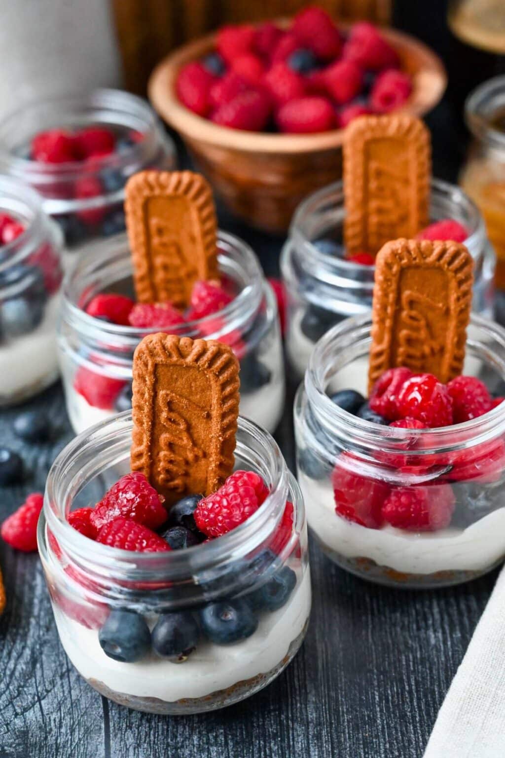 Mini Biscoff Cheesecakes (High Protein!) - Amee's Savory Dish